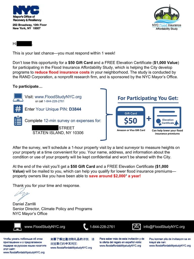 Boost Flood Preparedness with a Redesigned Letter - B-HUB